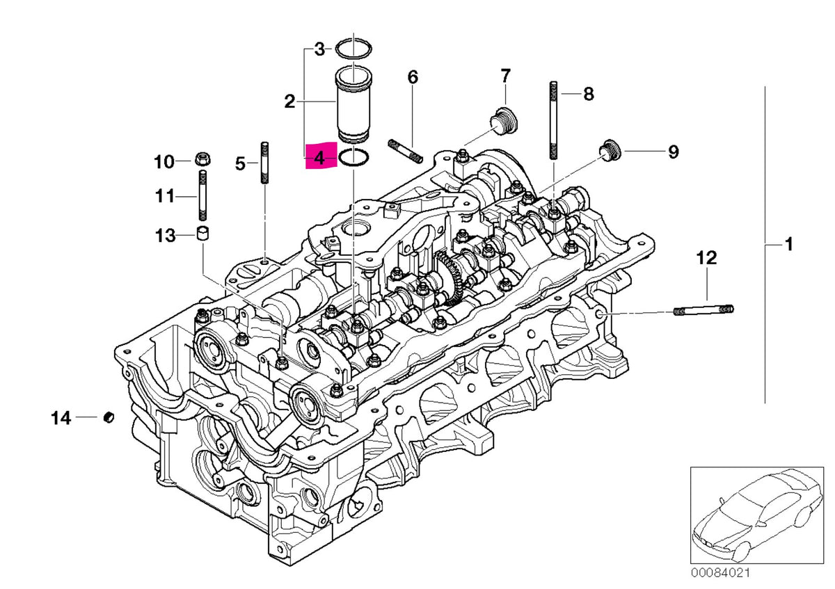 11377514008 Genuine BMW N46 Spark Plug Tube Lower Oring – BM Direct